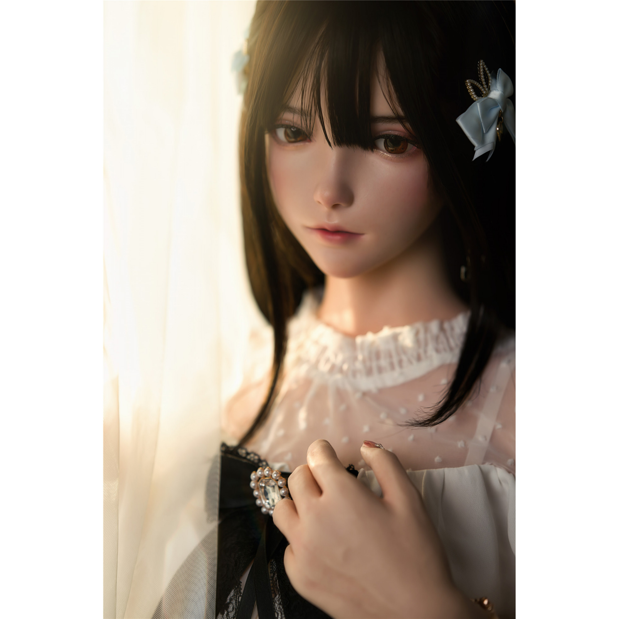 FUDOLL 150cm B cup J024 (with movable jaw) Silicone Doll